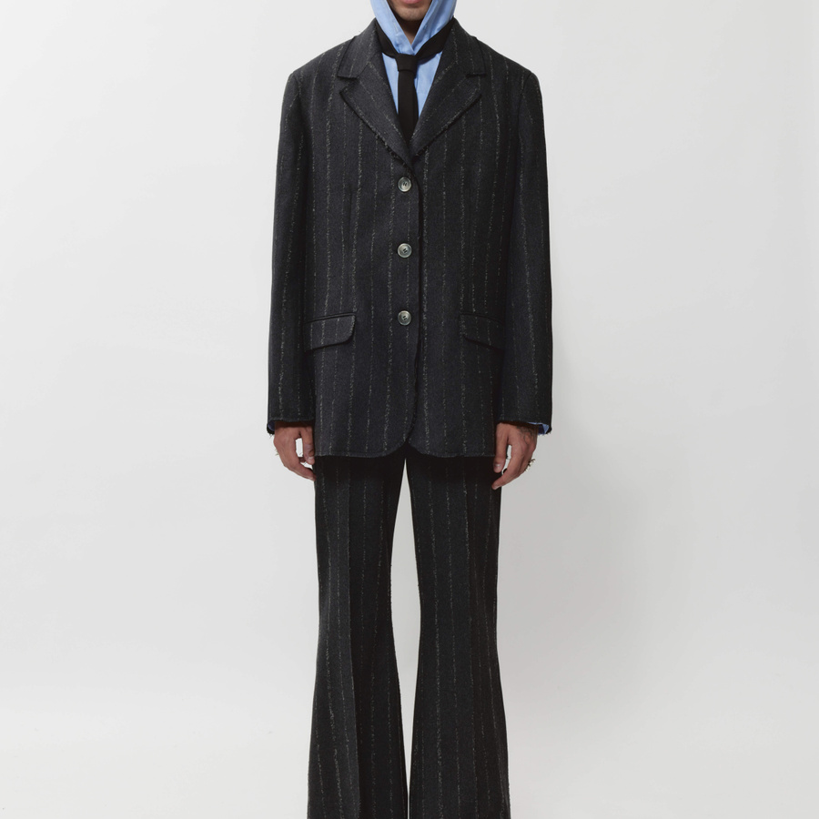 Avavav AW24 relaxed tailored blazer grey