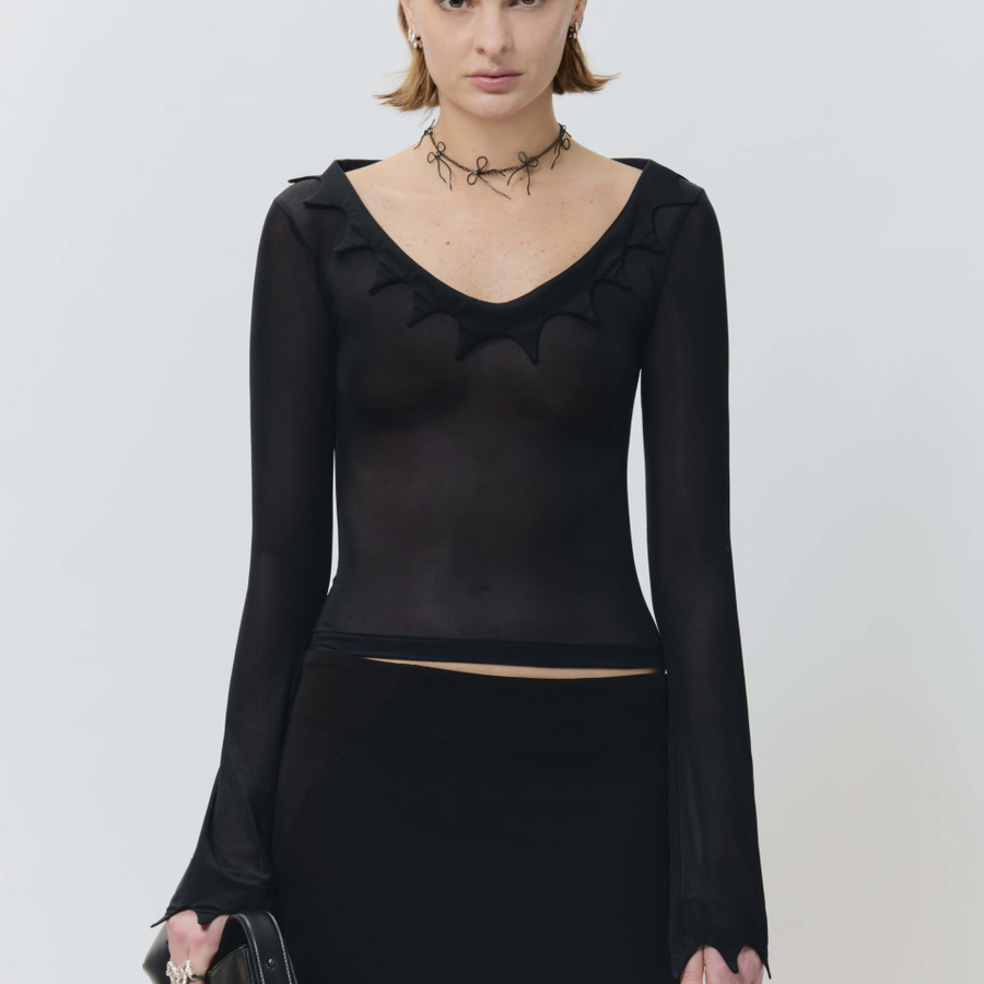 Longsleeve spiky top